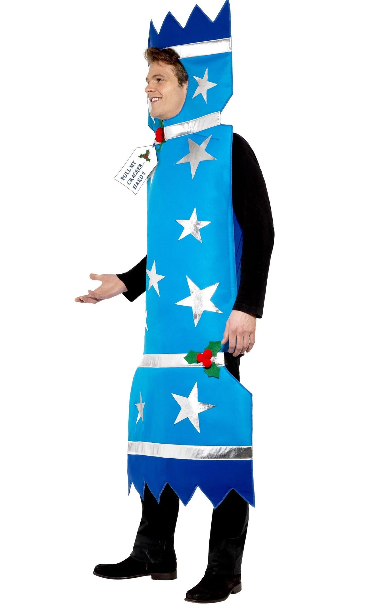 Buy Christmas Cracker Blue Costume